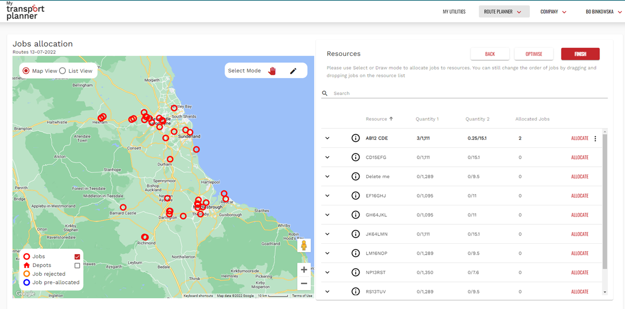 My FORS Transport Planner – Powered by Optimize - FORS - Fleet Operator ...